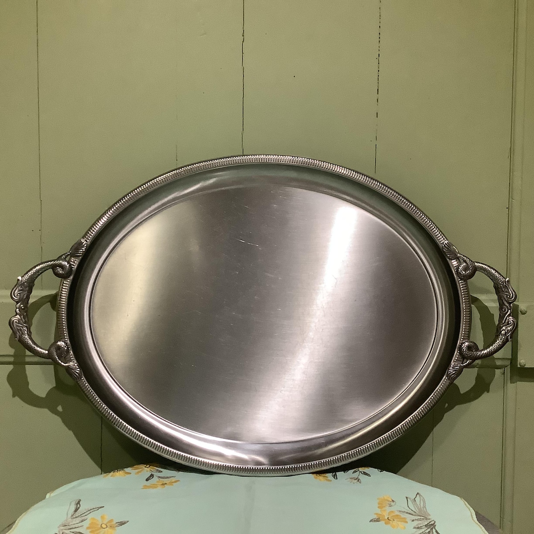 French Jean Couzon Stainless Steel Fish Serving Tray: Vintage Tableware ...