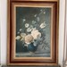 Framed Oleograph Vintage Print, Reproduction of Oil Painting, Flowers ...