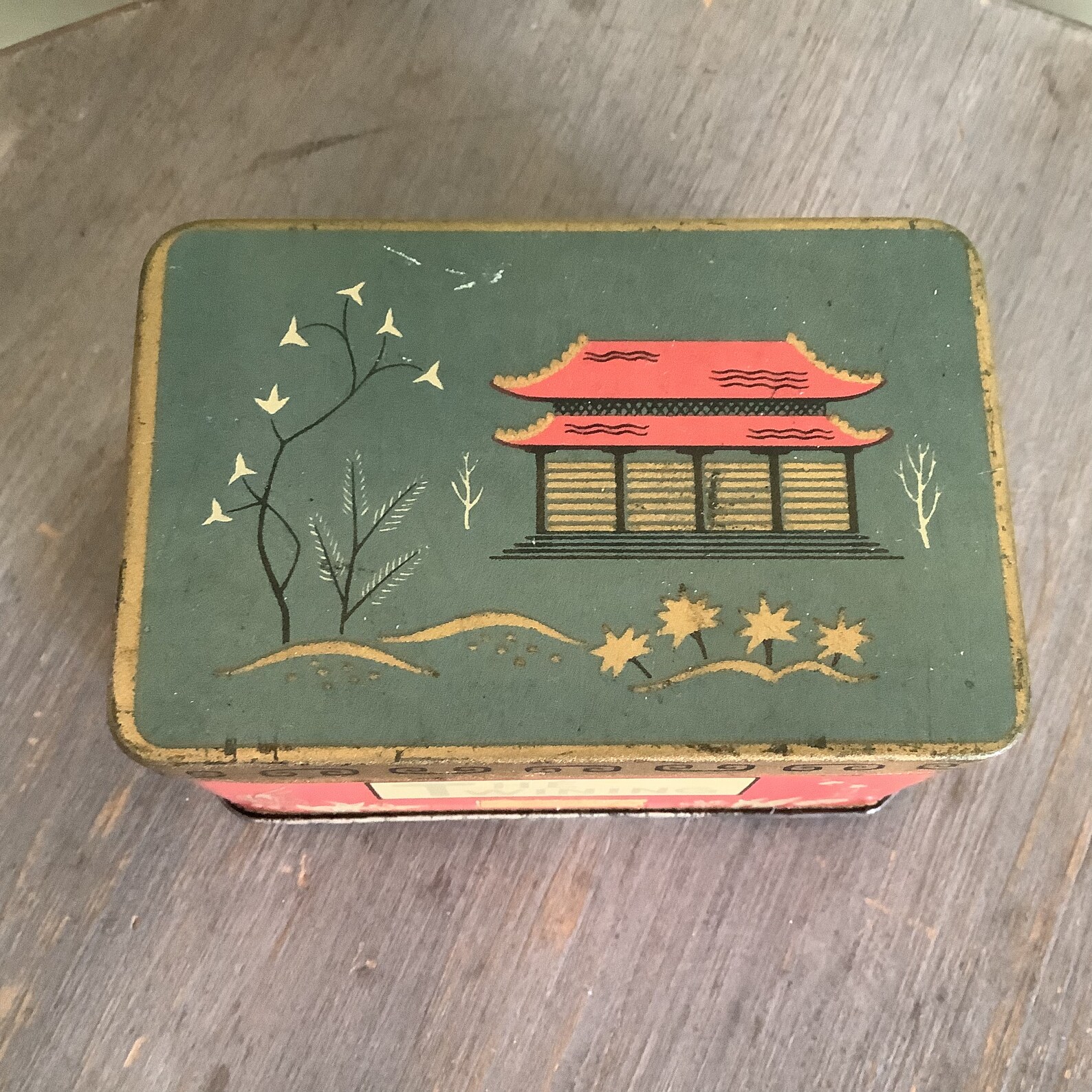 Vintage Twining Darjeeling Tea Tin: French Floral Canister - Etsy