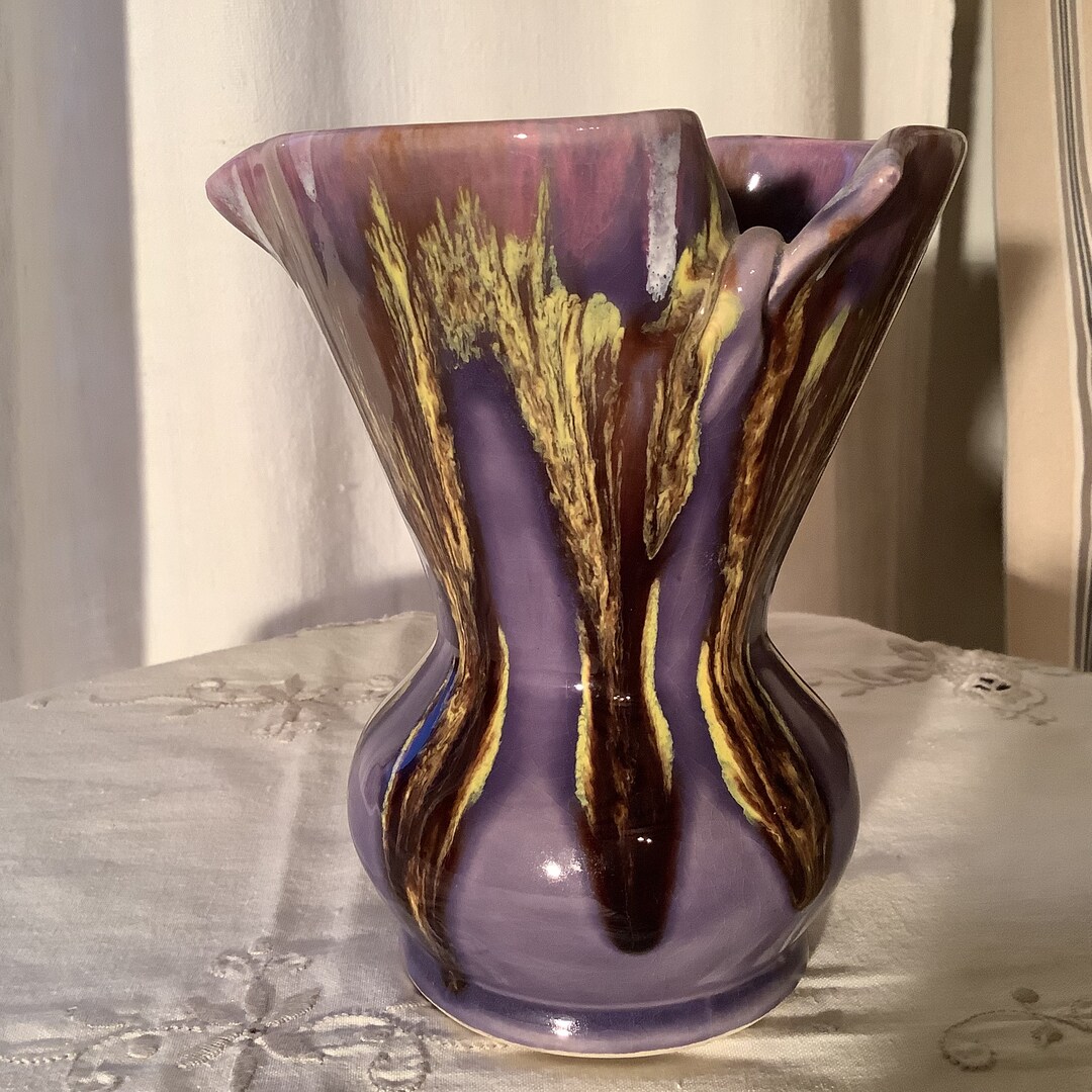 Vintage French Art Nouveau/ Deco Vase, Style COLOQUINTE in Ceramic ...