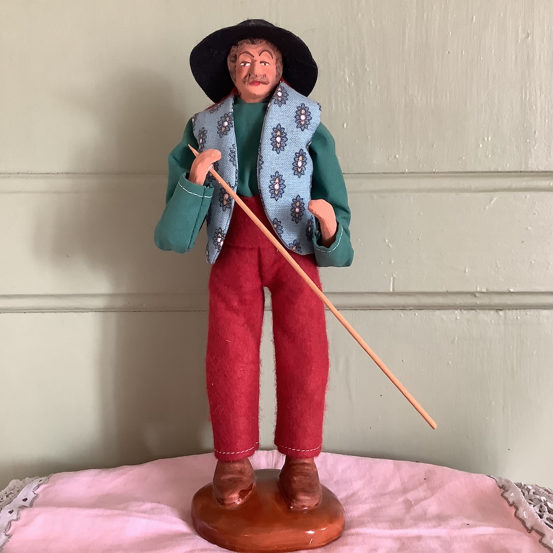 French Vintage Provençal Santon Figure, Collectible Santon, Nativity - Etsy
