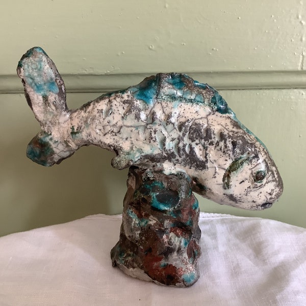 Clay Fish Sculpture - Etsy