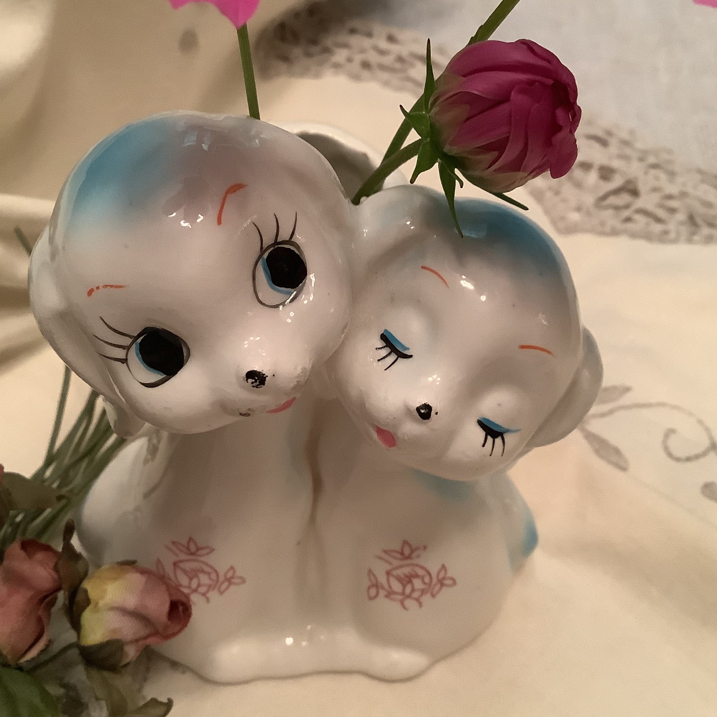 Vintage Kitsch Japan Kitty Vase 1950s Japanese Cats - Etsy