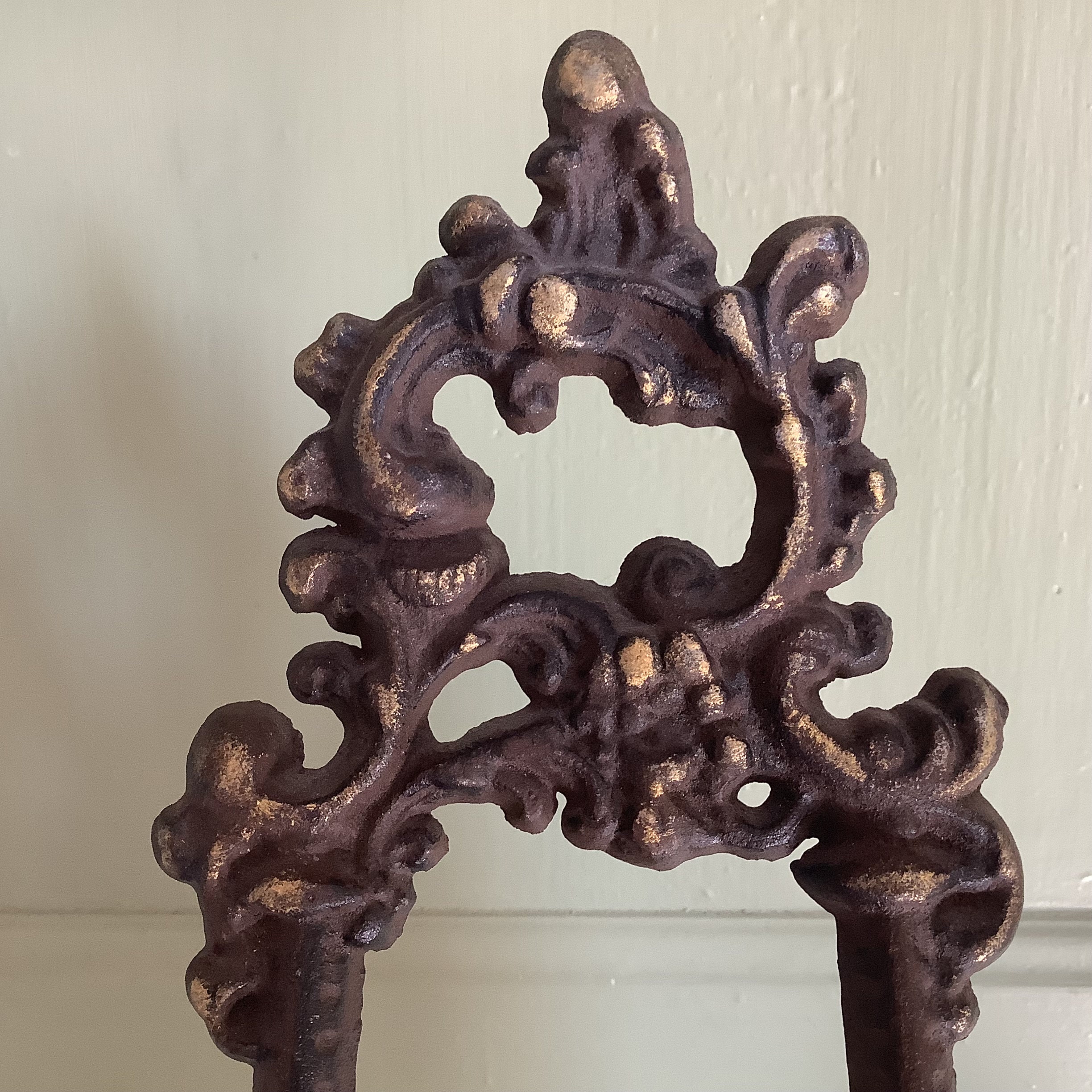 French Vintage Cast Iron Easel Painting Stand Menu Stand - Etsy