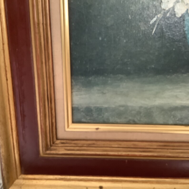 Framed Oleograph Vintage Print Reproduction of Oil Painting - Etsy