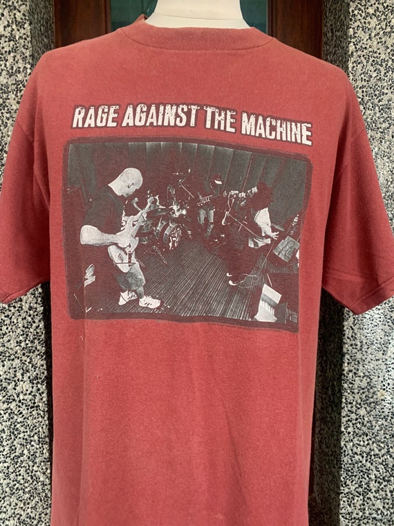 Vintage 1997 Rage Against The Machine Rock Band T Shi… - Gem