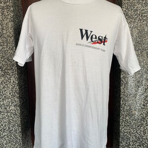 Vintage WEST F1 World Championship Team T Shirt - Etsy