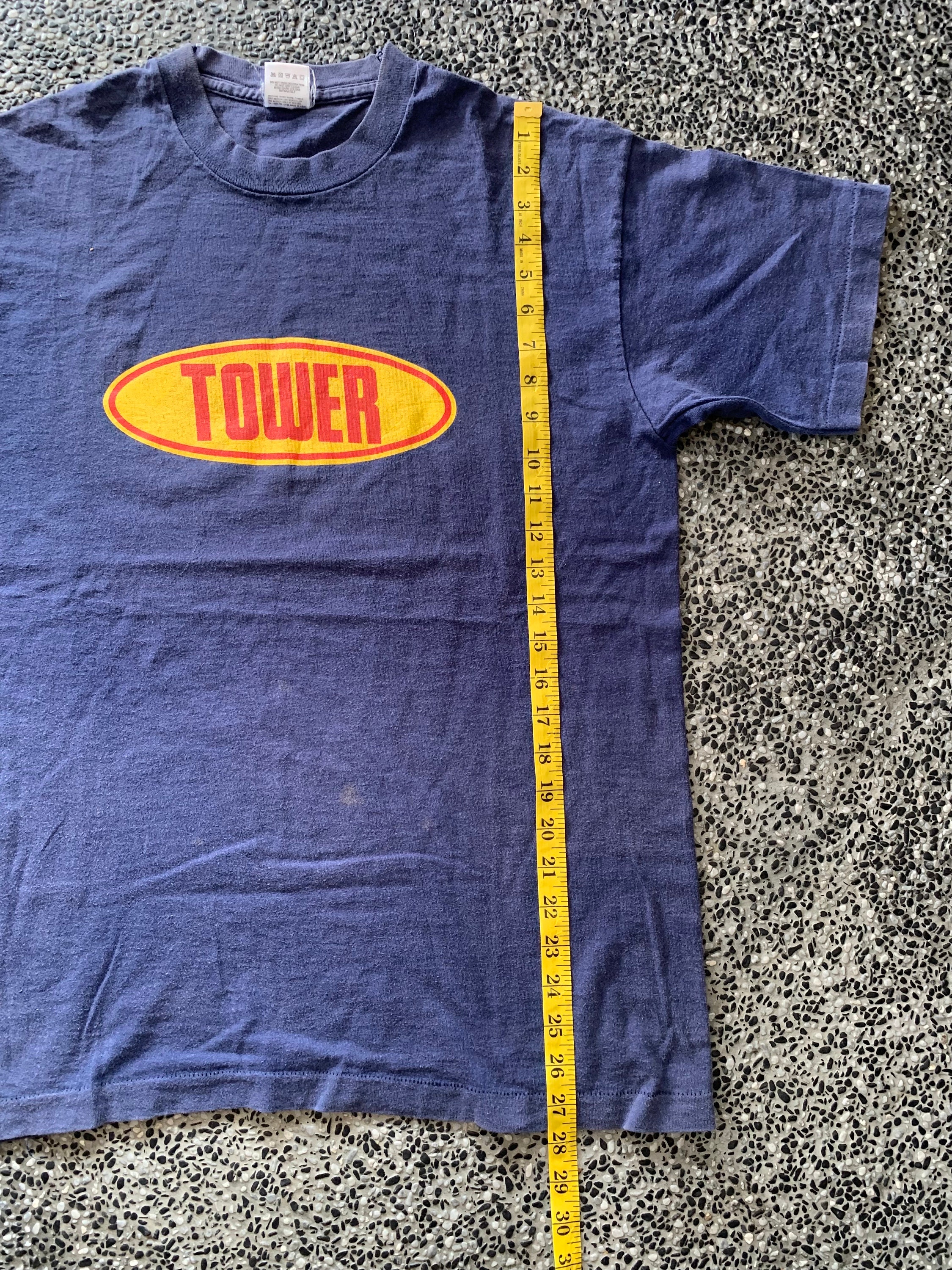 Vintage 90s Tower Records T Shirt - Etsy