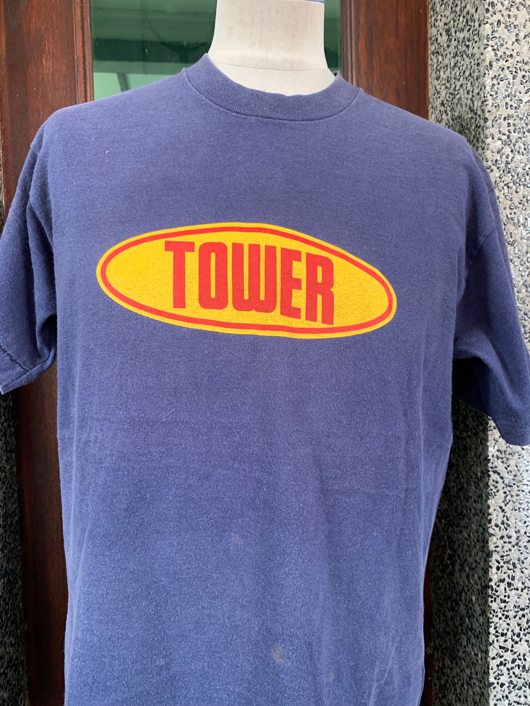 Vintage 90s Tower Records T Shirt - Etsy