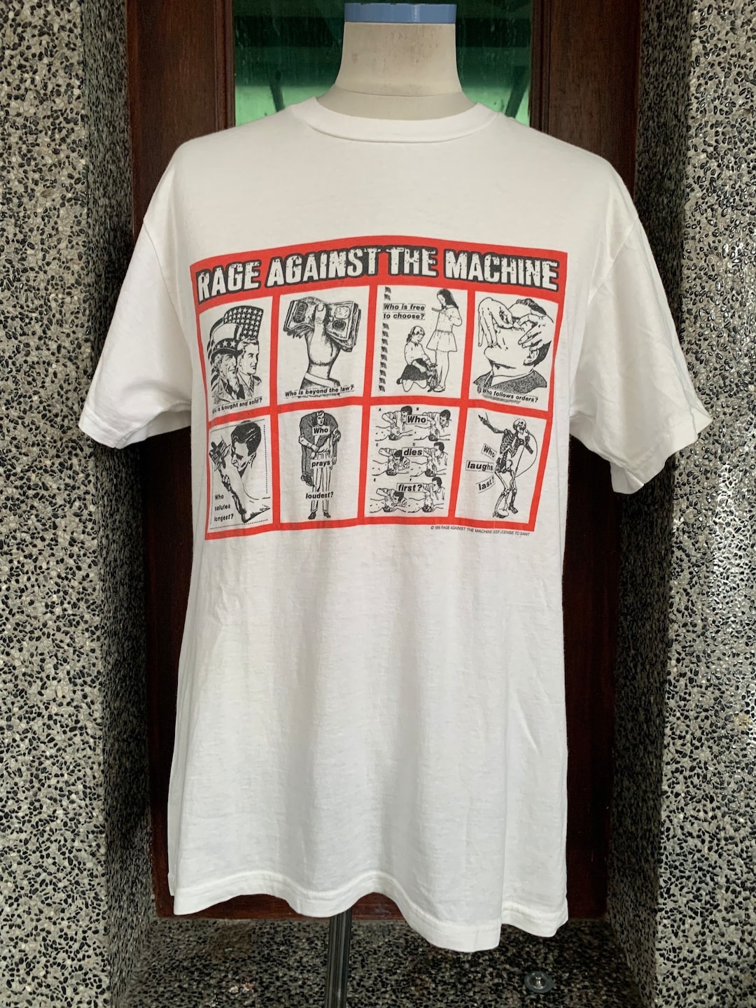 Vintage 90s RATM Rock Band T Shirt - Etsy