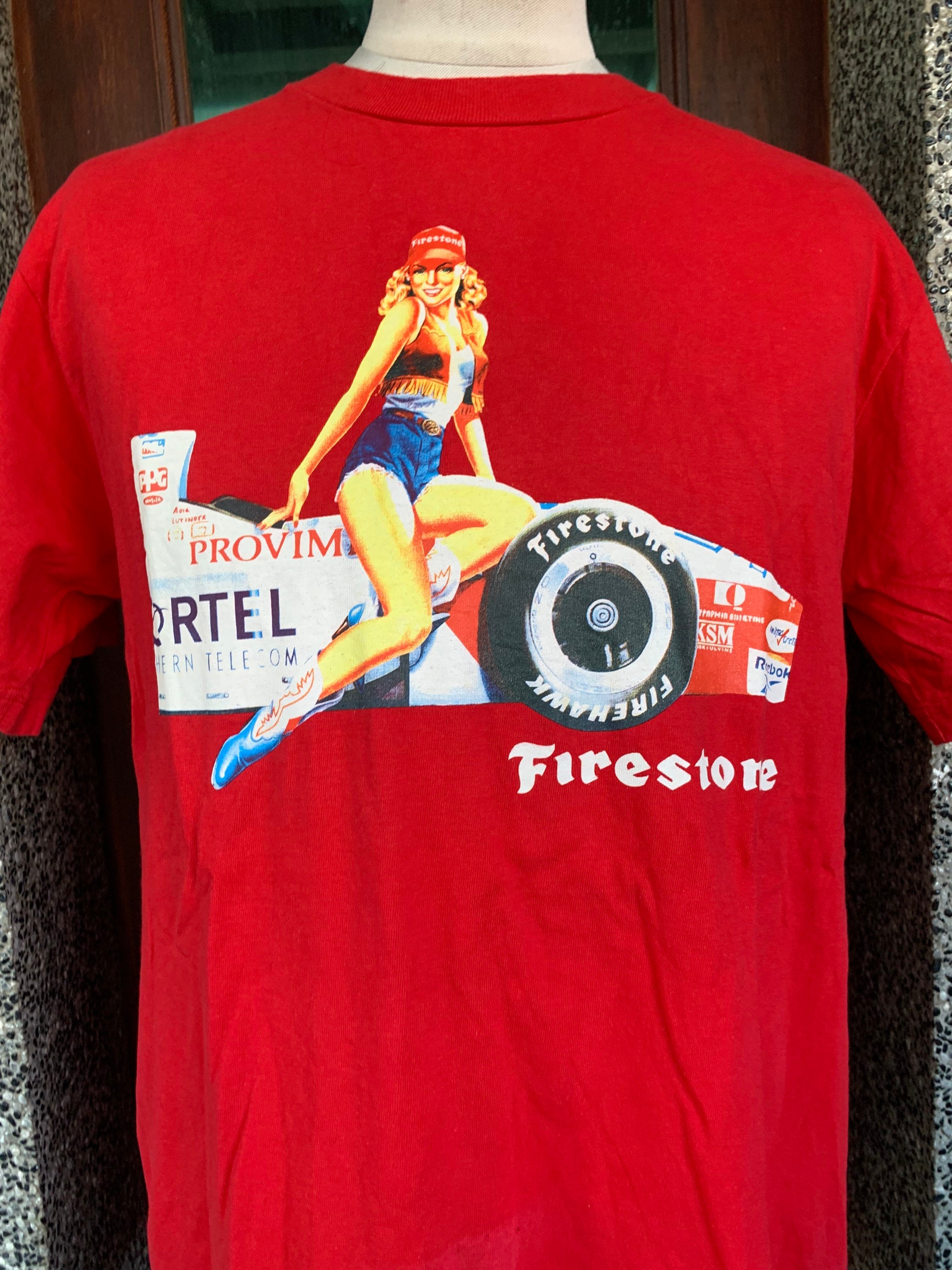 Vintage Firestone Racing T-shirt - Etsy