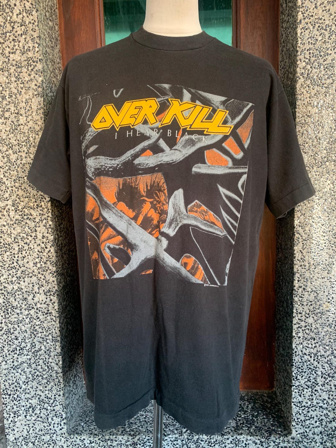 Vintage 90s Overkill Tour Band T Shirt - Etsy