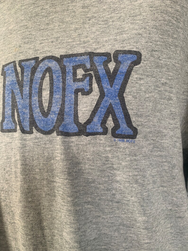 Vintage 90s NOFX Punk Rock Band T Shirt - Etsy