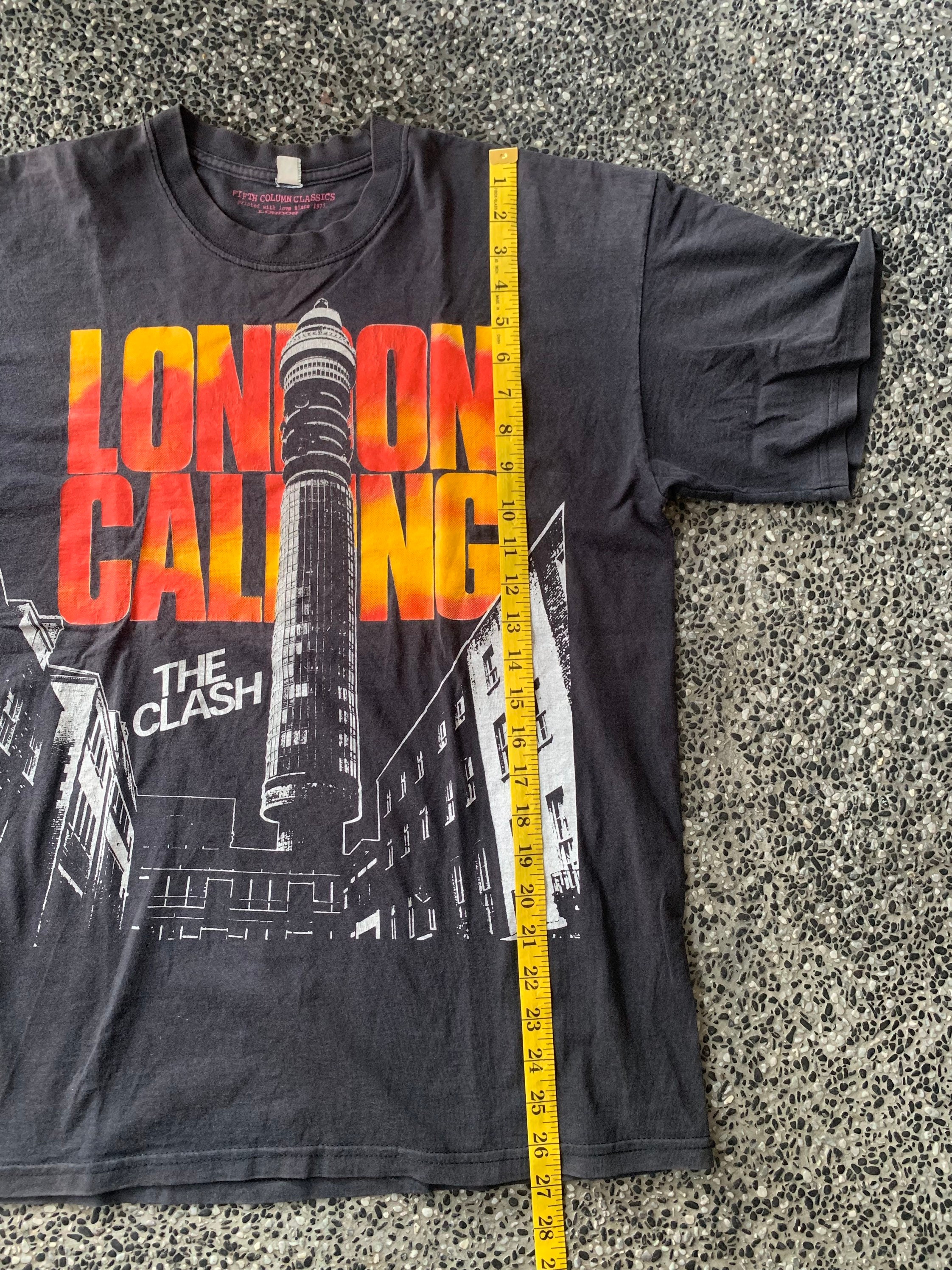 Vintage London Calling the Clash Fifth Column Classics T Shirt - Etsy