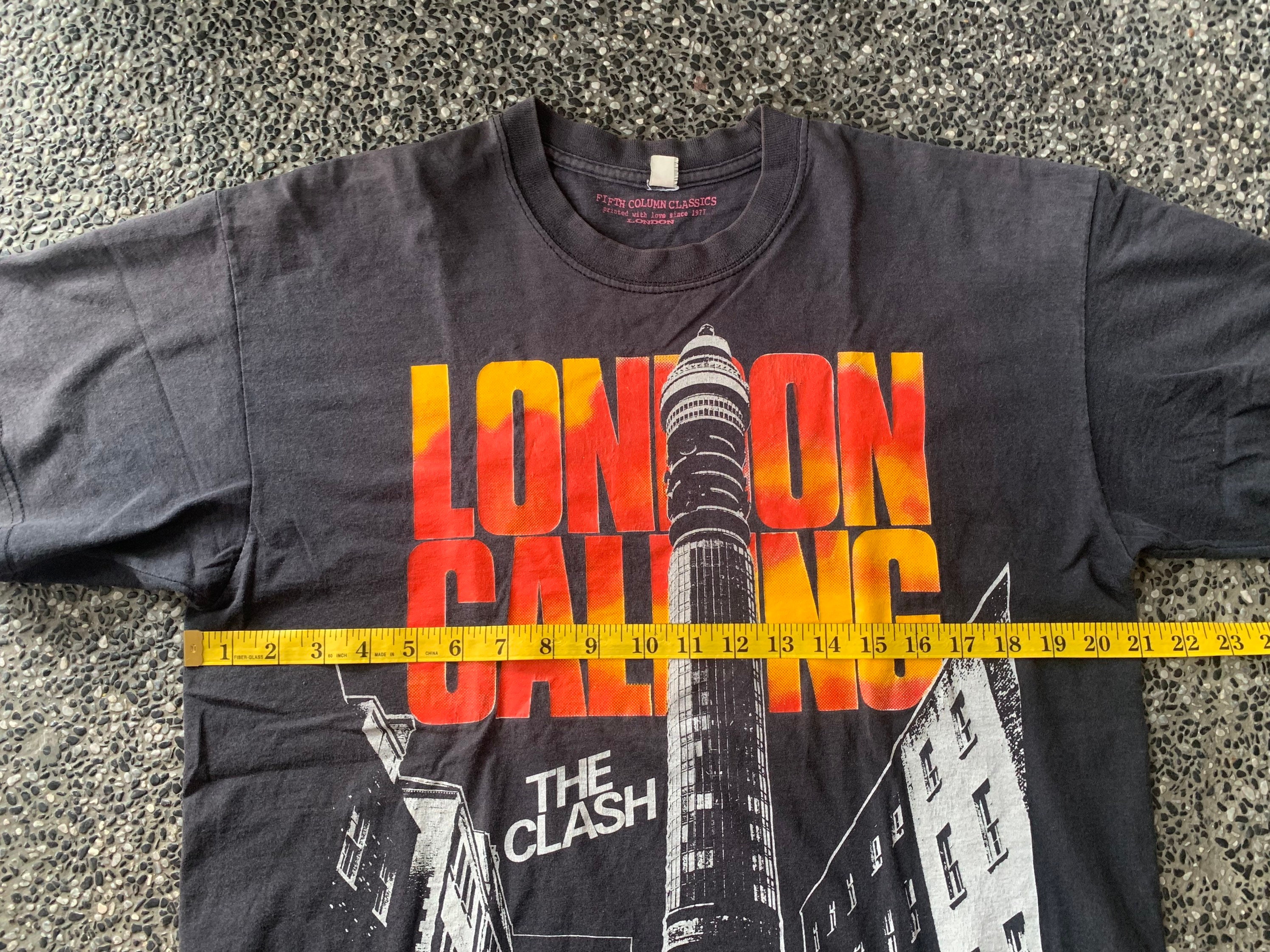 Vintage London Calling the Clash Fifth Column Classics T Shirt - Etsy