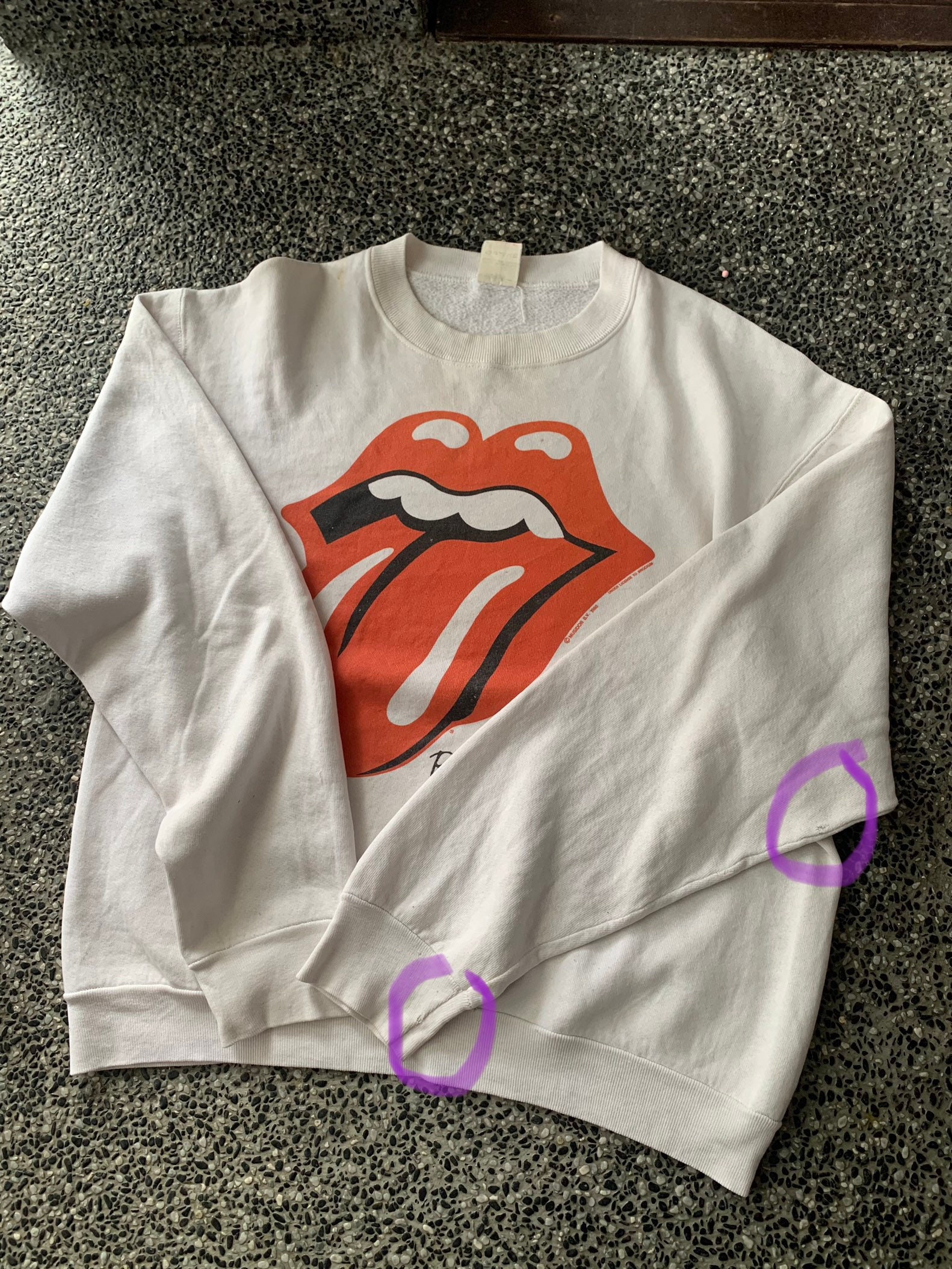 Vintage the Rolling Stones Rock Band Sweatshirt Pullover Jumper Sweater ...