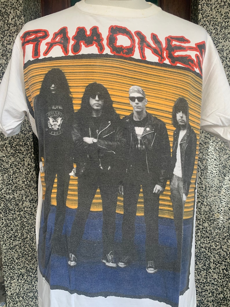 Vintage 80s Ramones Brain Drain Tour Rock Band T Shirt - Etsy