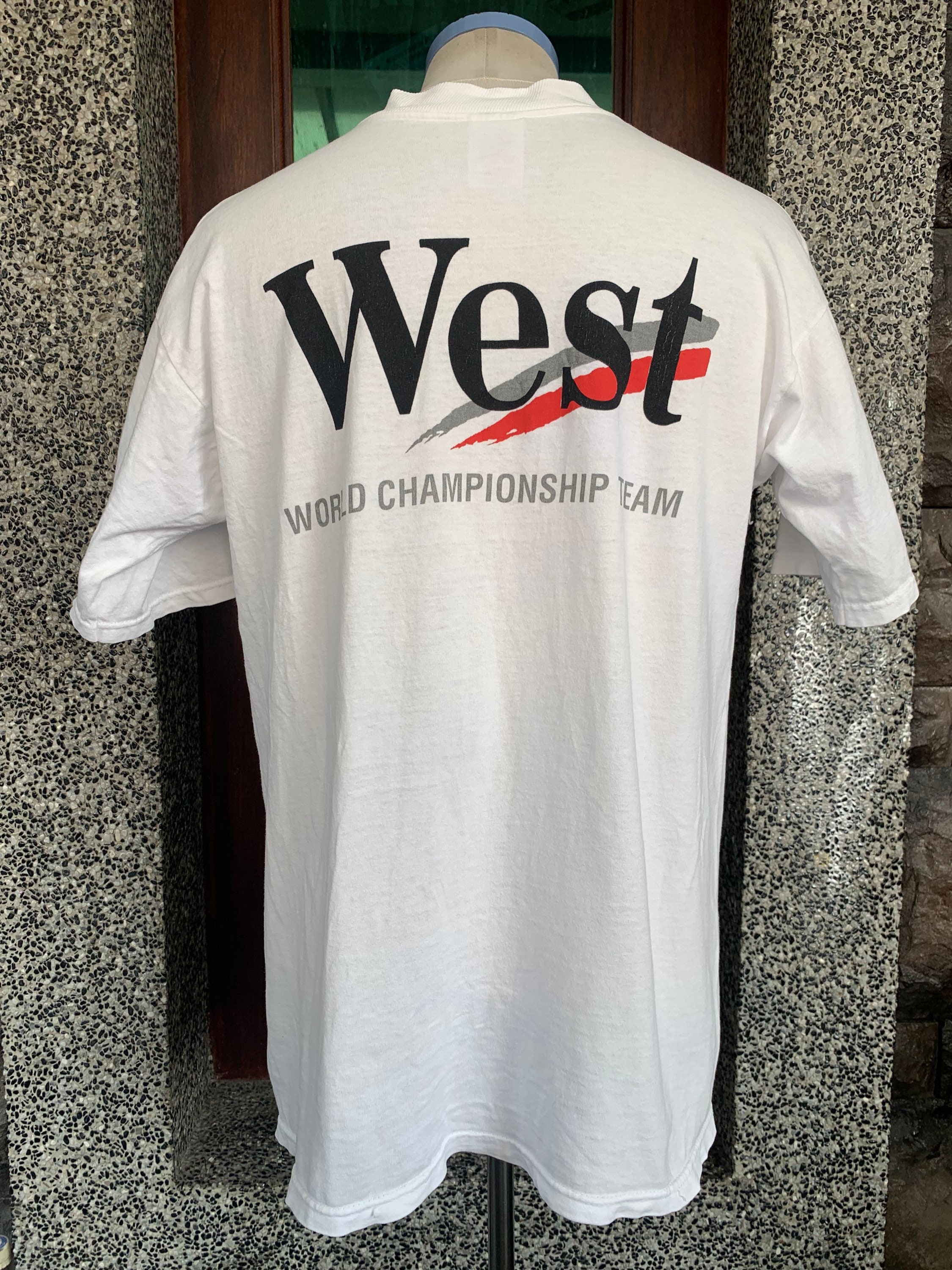 Vintage WEST F1 World Championship Team T Shirt - Etsy