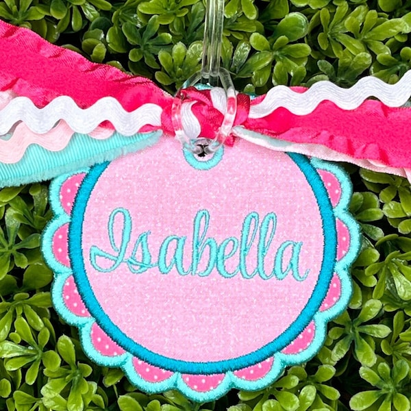 Fabric Name Tag - Etsy