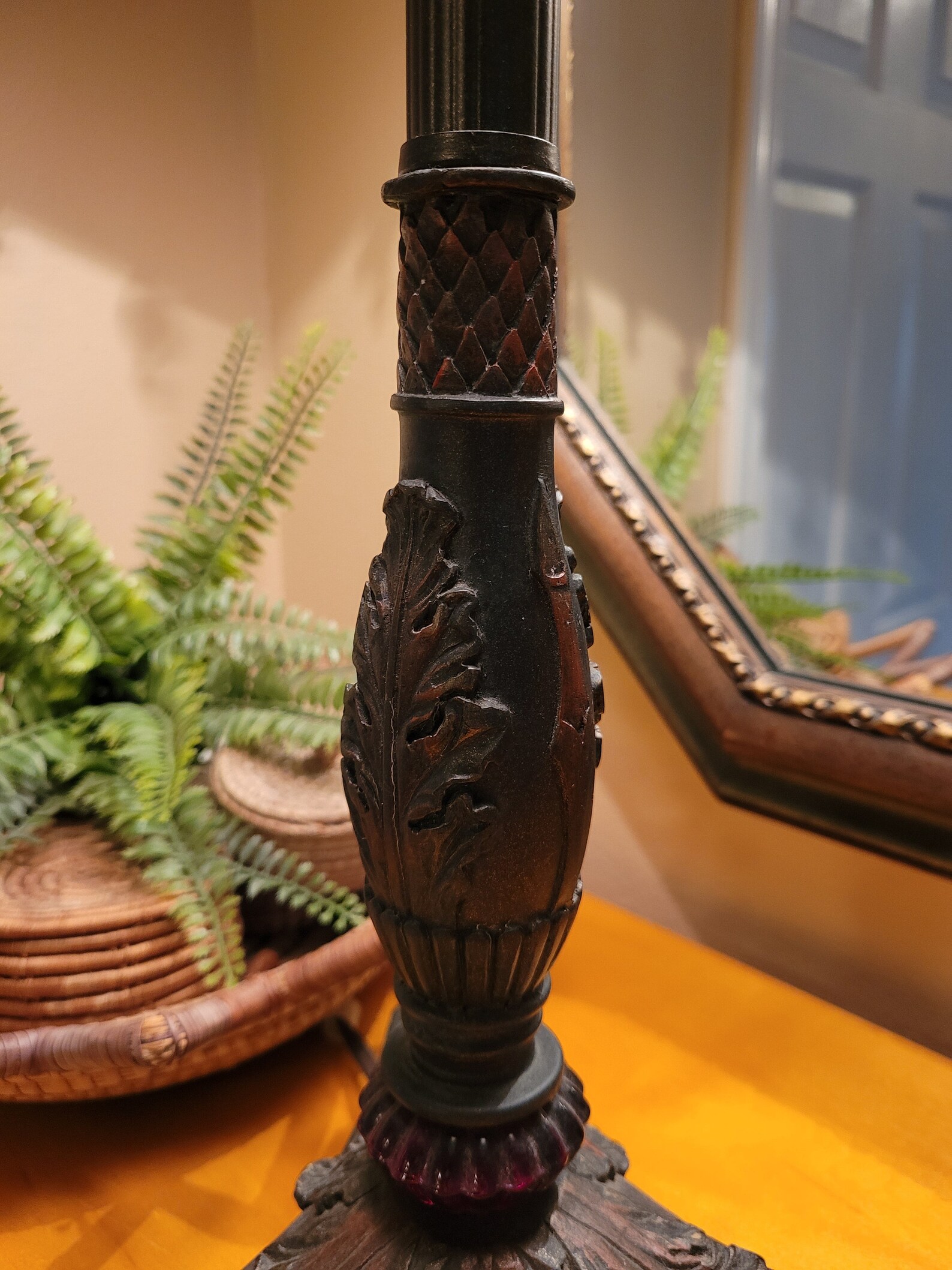 Vintage Embossed Lamp - Etsy