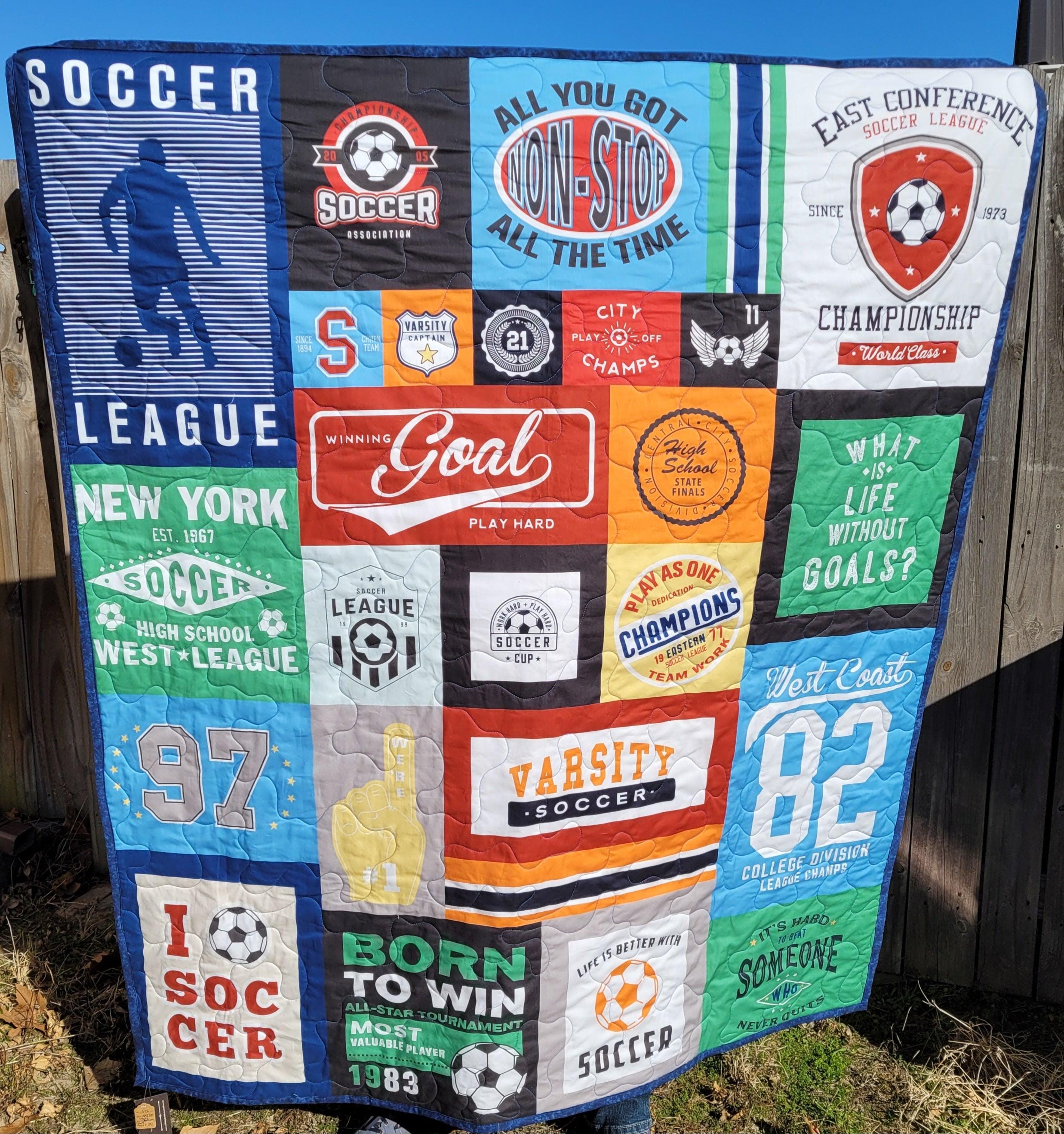 Soccer Themed Stadium Blanket - Etsy
