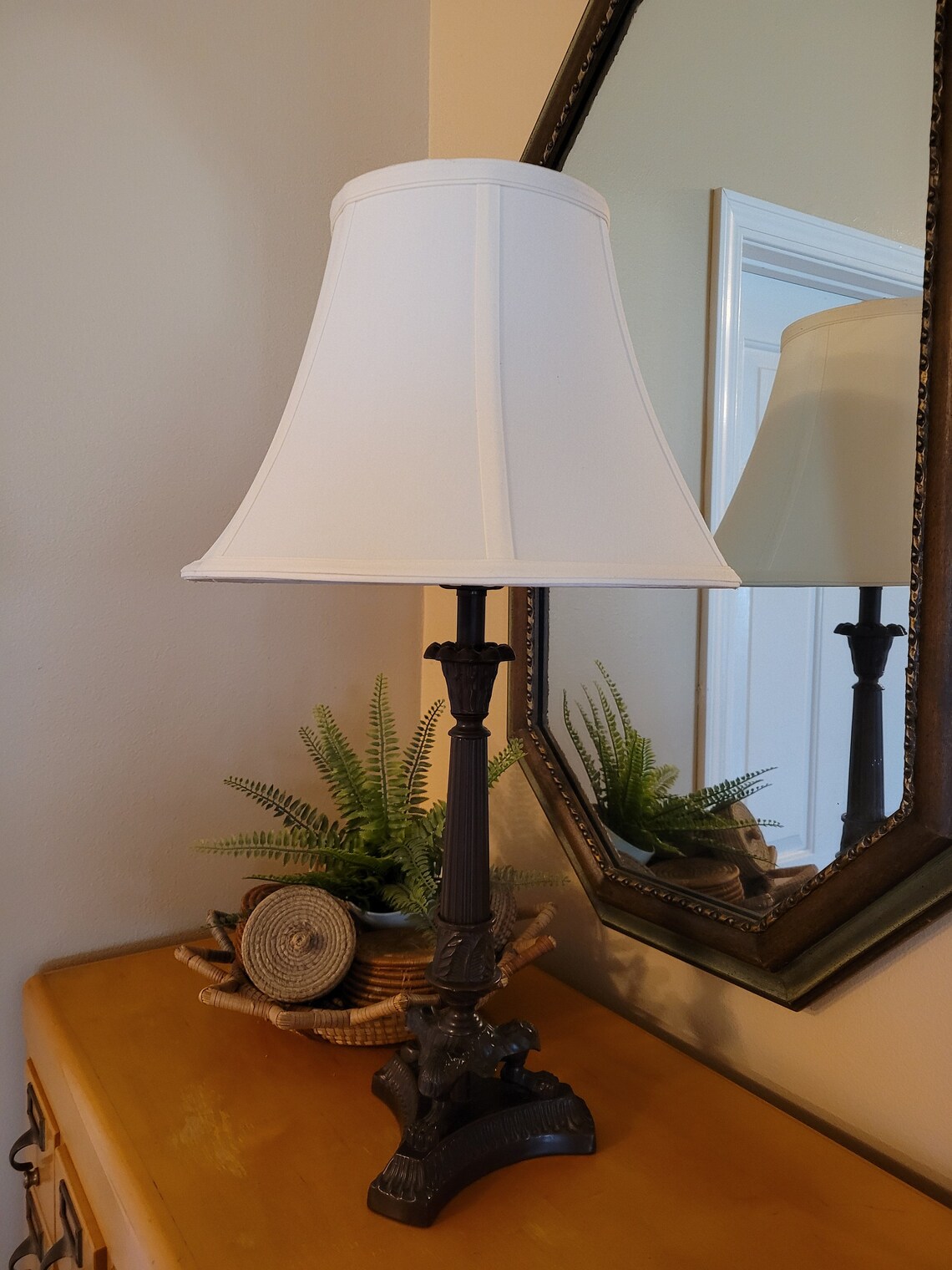 Vintage Cast Lamp - Etsy