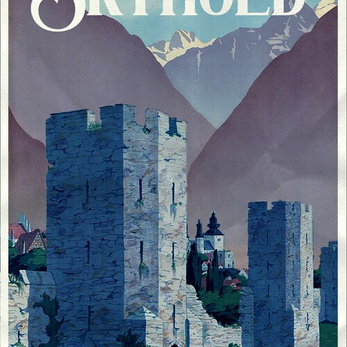 Vintage Val Royeaux Travel Poster - Etsy