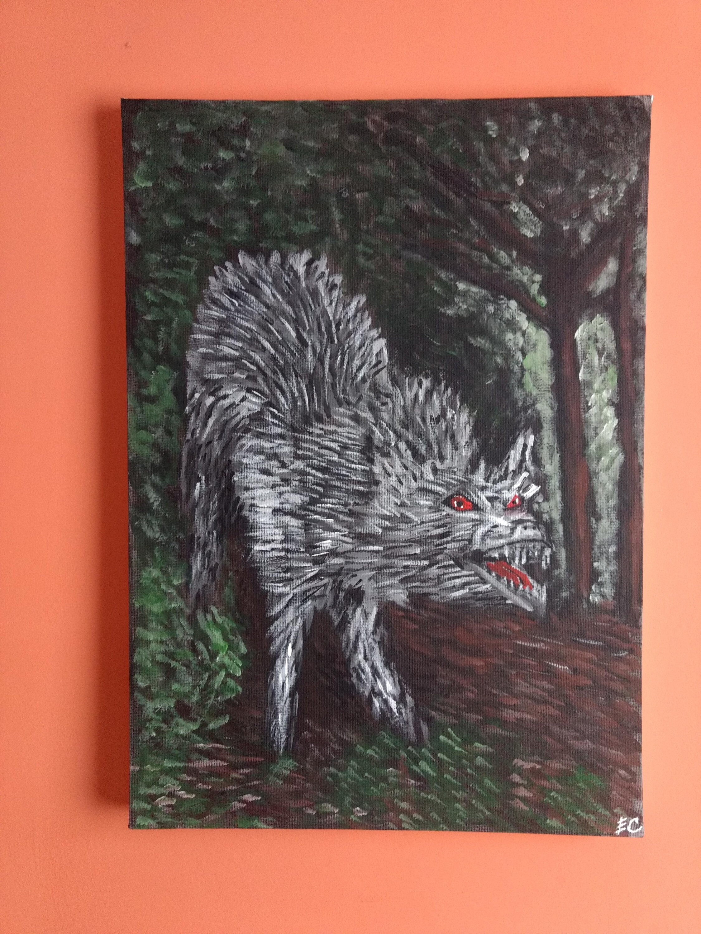 Maugrim Canvas Painting the Lion, the Witch & the Wardrobe - Etsy Ireland