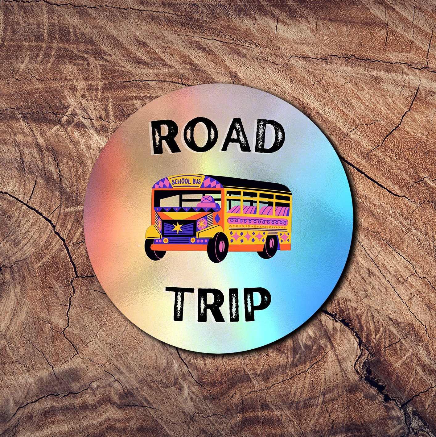 Road Trip Sticker Laminated Vinyl Sticker - Etsy