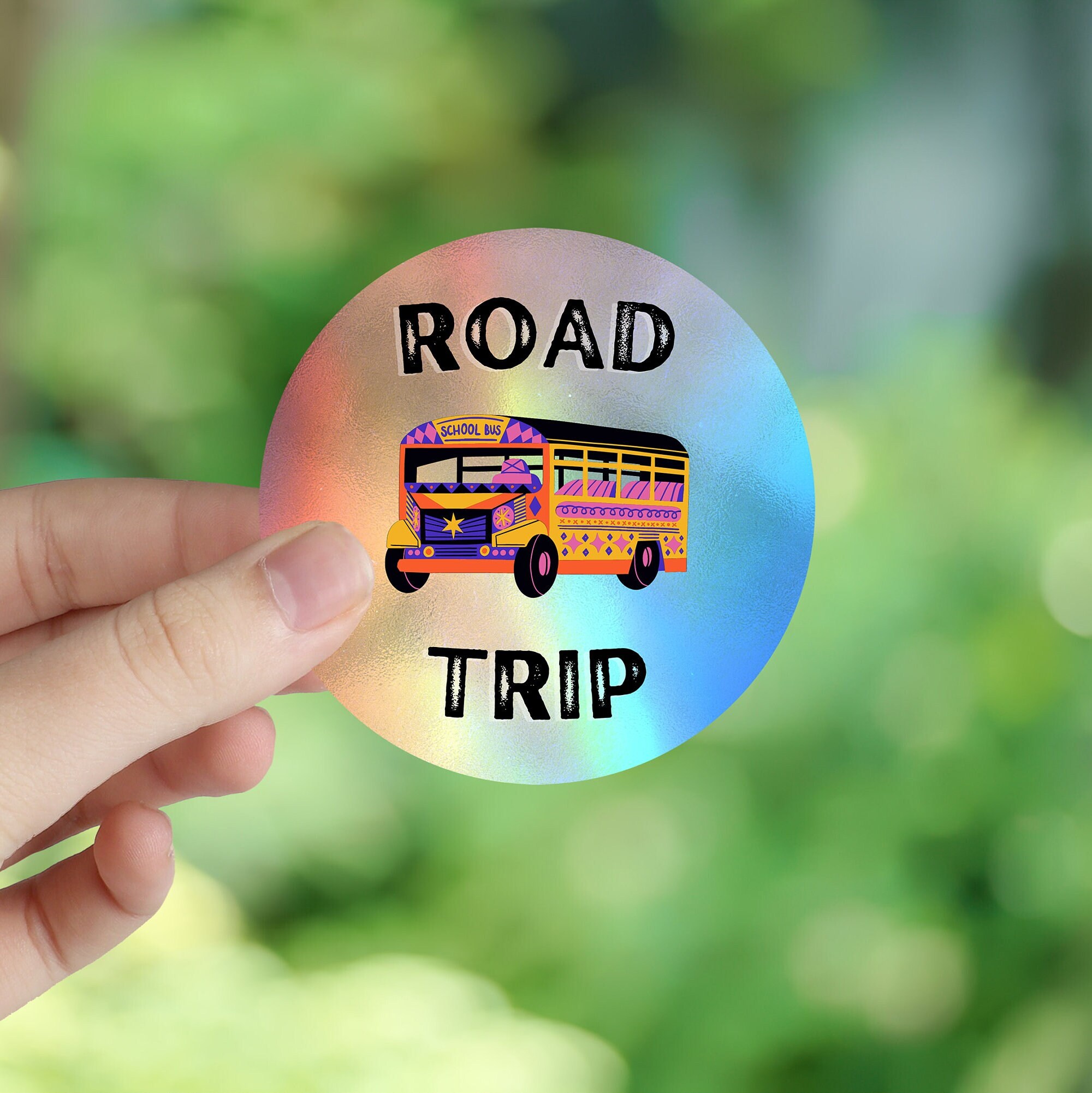 Road Trip Sticker Laminated Vinyl Sticker - Etsy