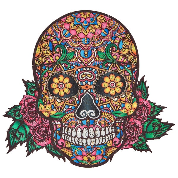 Sugar Skull Puzzle - Etsy