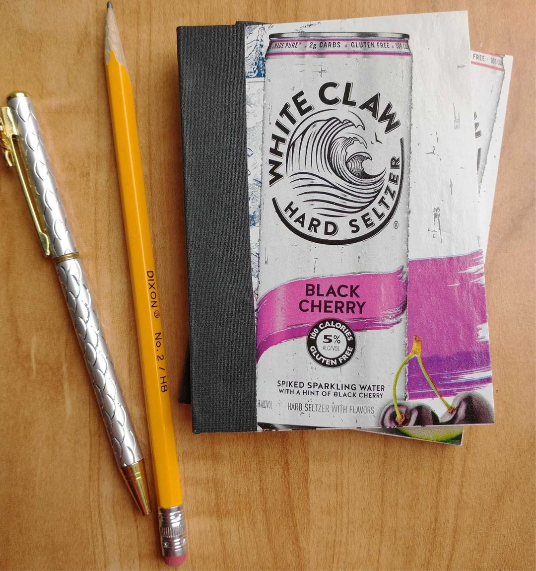 Upcycled Notebook Mini Composition Notebook With Lined Pages Drink ...