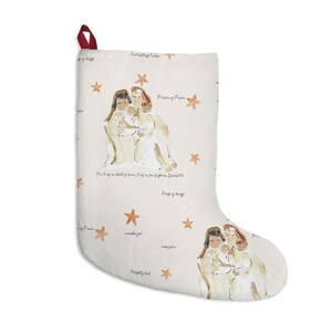 Nativity Scene Holiday Stocking Christmas Story Stocking Religious Xmas ...