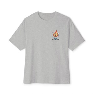 Holy Spirit Fire Shirt Oversized Boxy Tee Retro Art Christian Tshirt ...