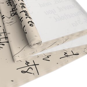 Family Scripture Table Runner, Customizable Bible Verse Cotton Twill or ...