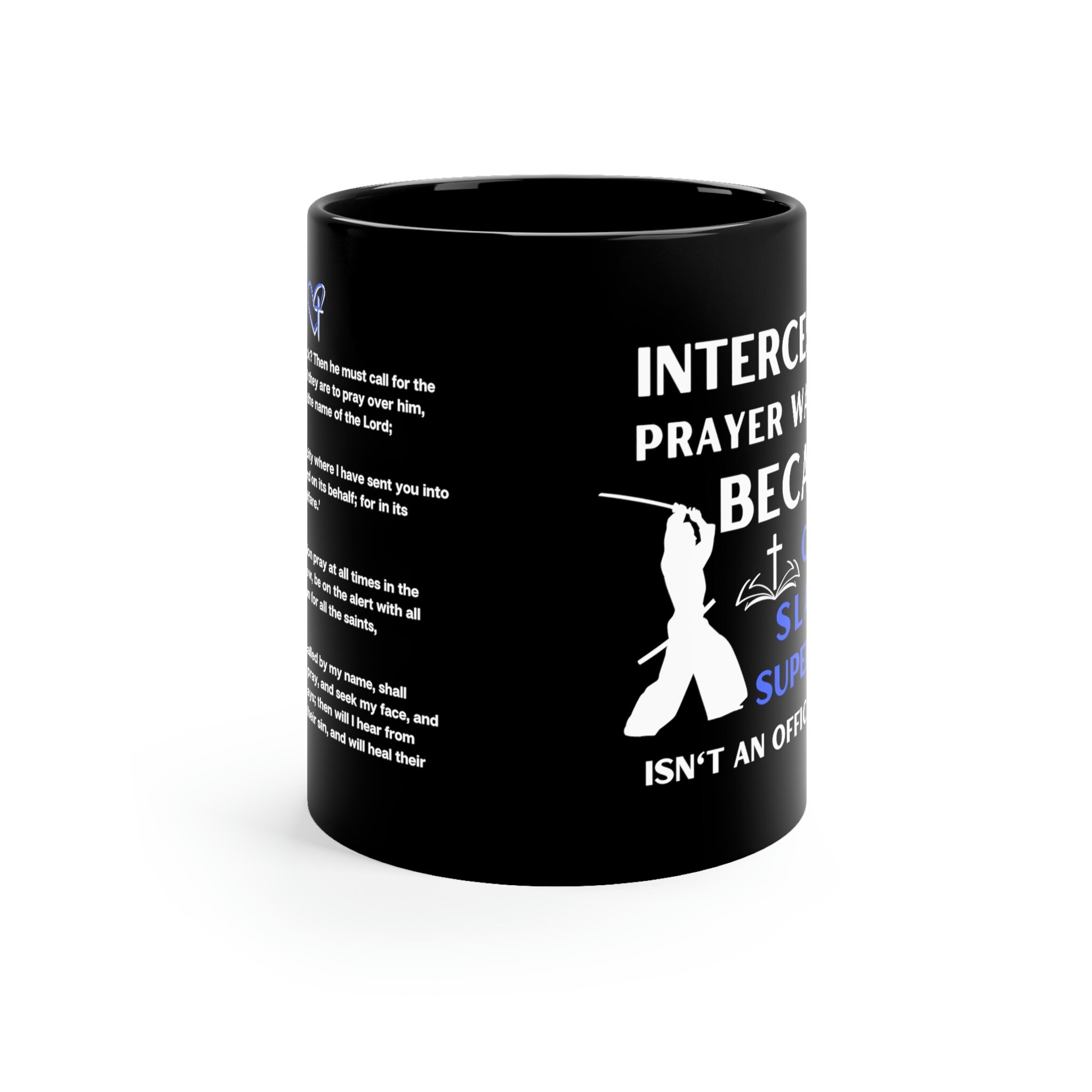 Prayer Warrior Mug With Bible Verses About Prayer Intercessor - Etsy