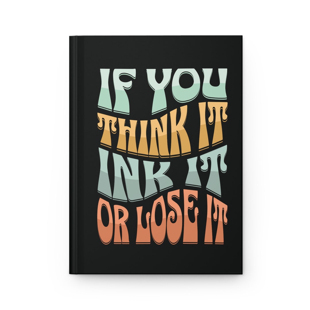 Writer's Journal Blank Lined Perforated Pages Hardcover Journal Matte ...