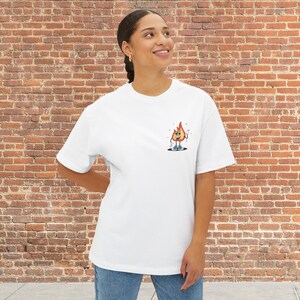 Holy Spirit Fire Shirt Oversized Boxy Tee Retro Art Christian Tshirt ...