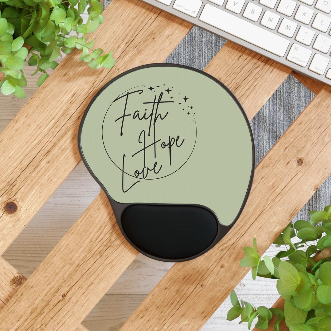 Christian Mouse Pad, Office Desk Decor, Gift for Female Pastor, Wrist ...