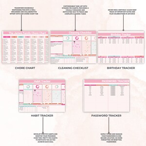 Ultimate Life Planner Google Sheets Template, All-in-one (digital ...