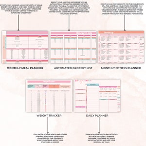 Ultimate Life Planner Google Sheets Template, All-in-one (digital ...