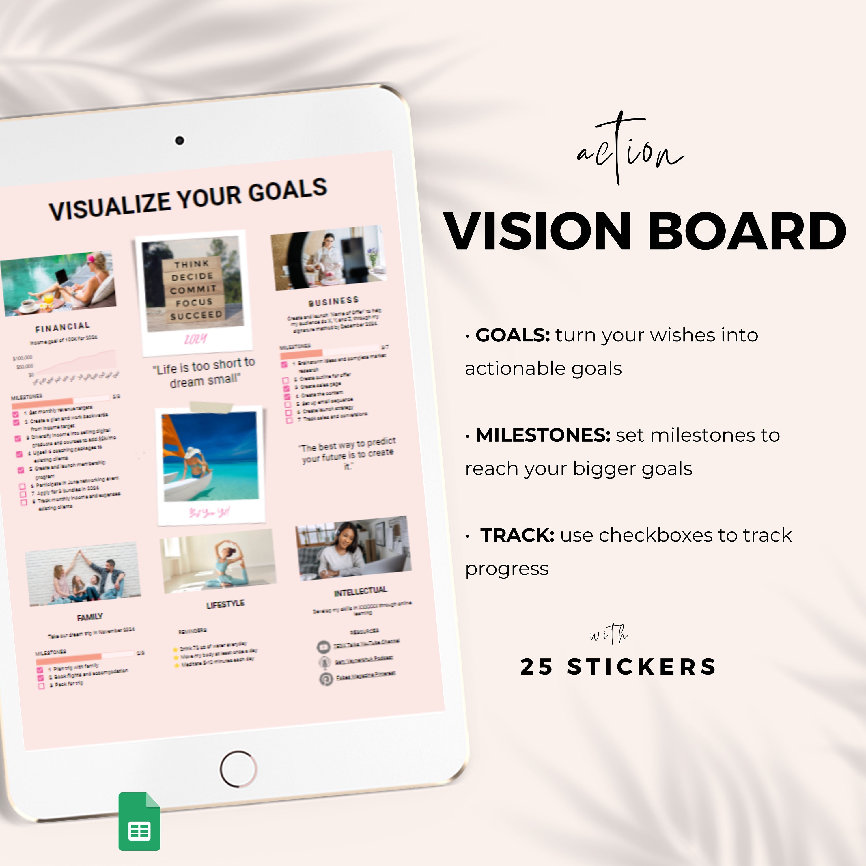 12 Week Year Template Google Sheets, 12 Week Year Planner Google Sheets ...