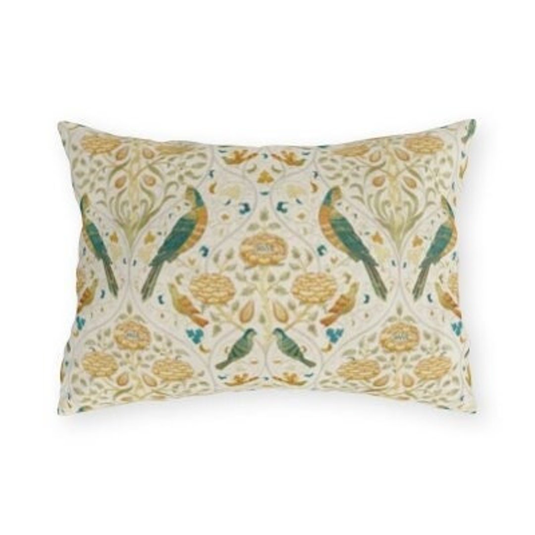 Waterproof William Morris seasons by May Outdoor Lumbar Cushions UV and ...