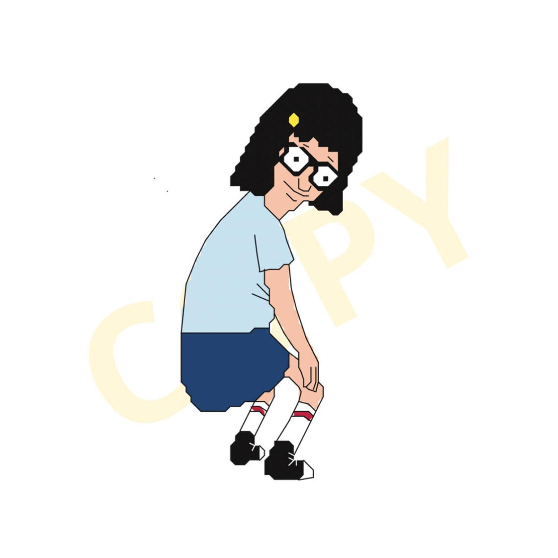 Twerking Tina Bobs Burgers Cross Stitch Pattern Etsy