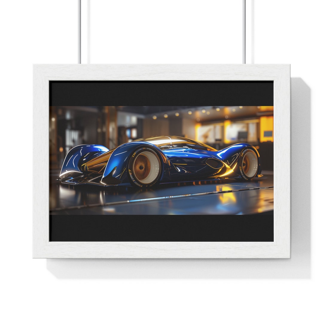 Nighthawk Race Car Horizontal Framed Poster - Etsy