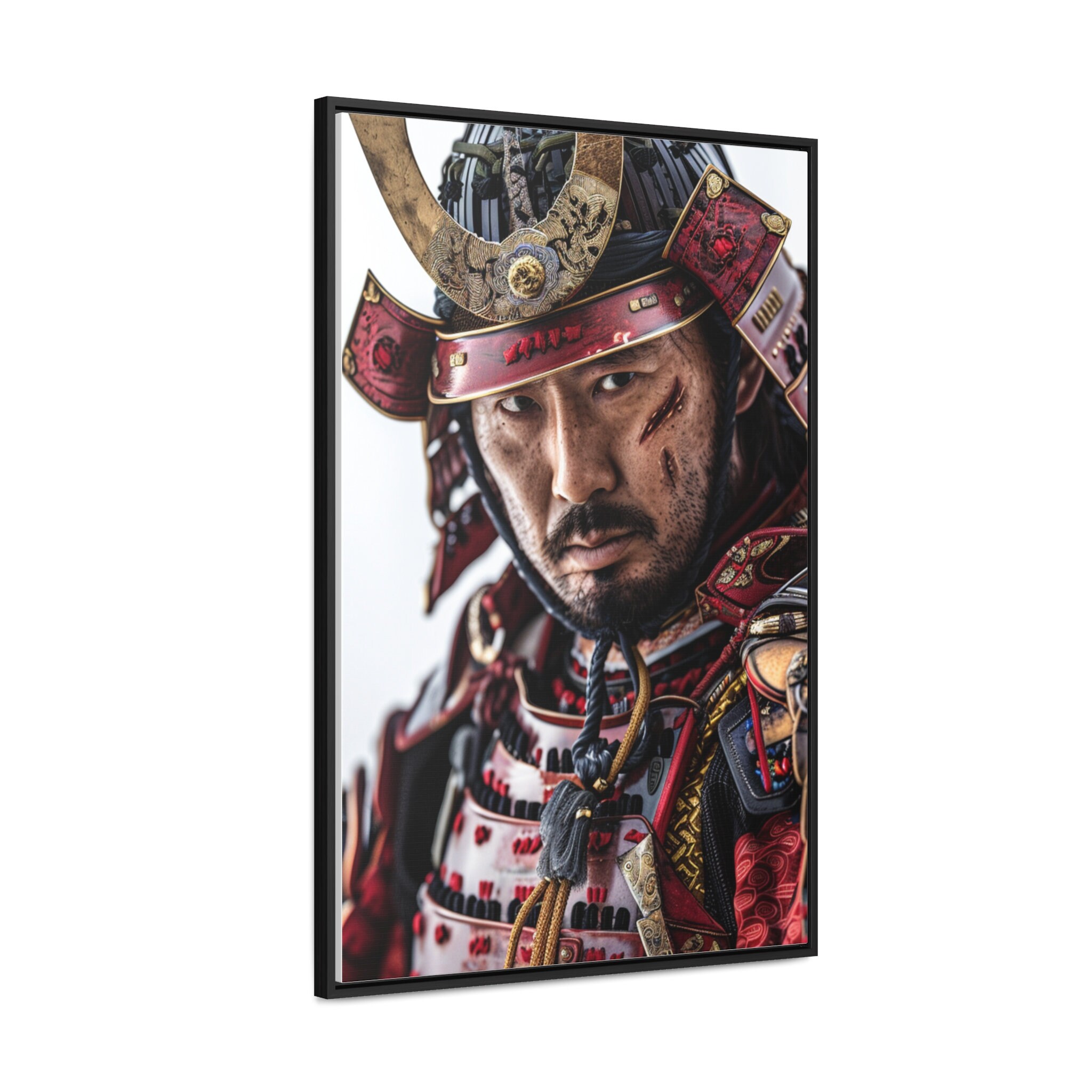 Samurai Warrior Gallery Canvas Wraps, Vertical Frame - Etsy
