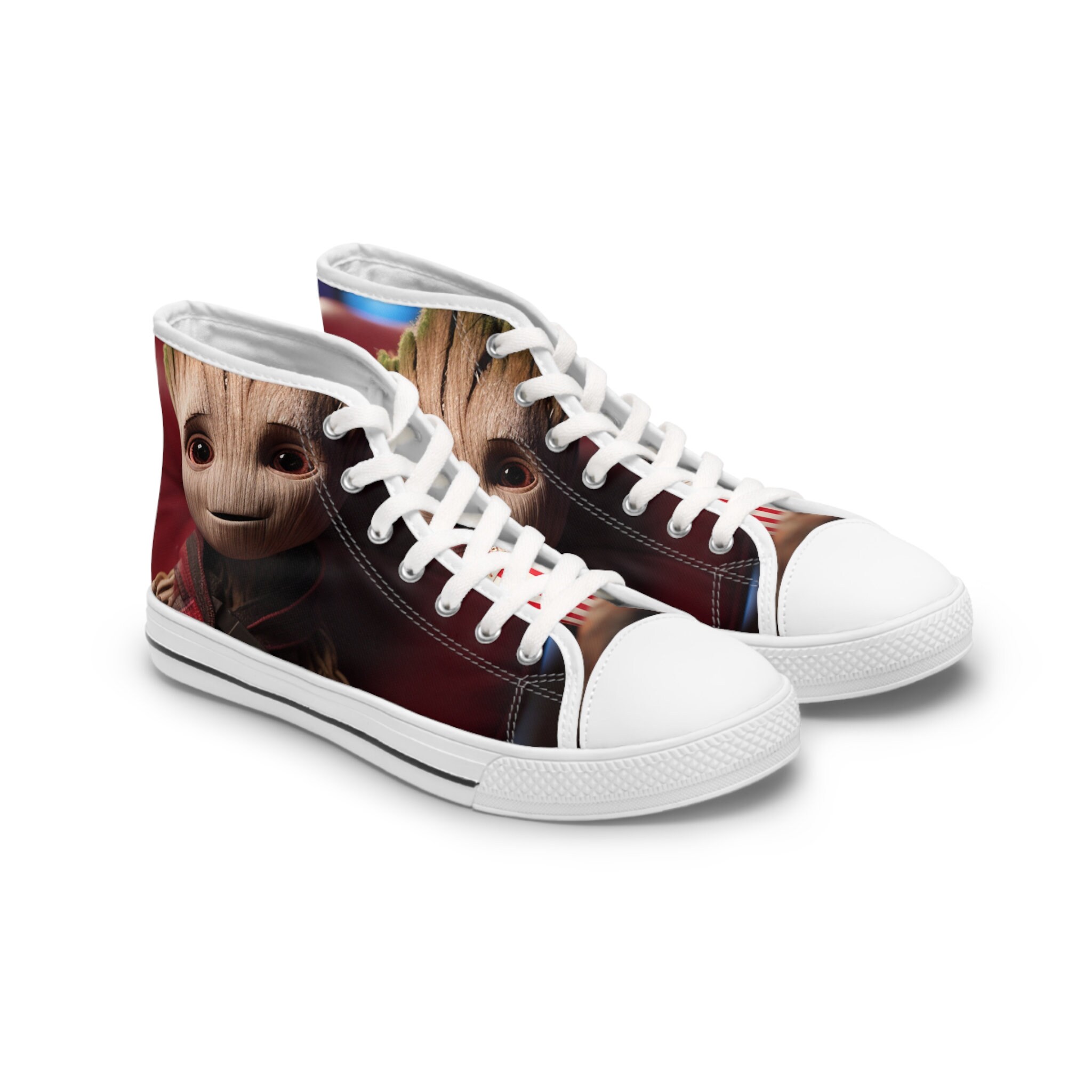 Inspired Baby Groot Women's High Top Sneakers - Etsy