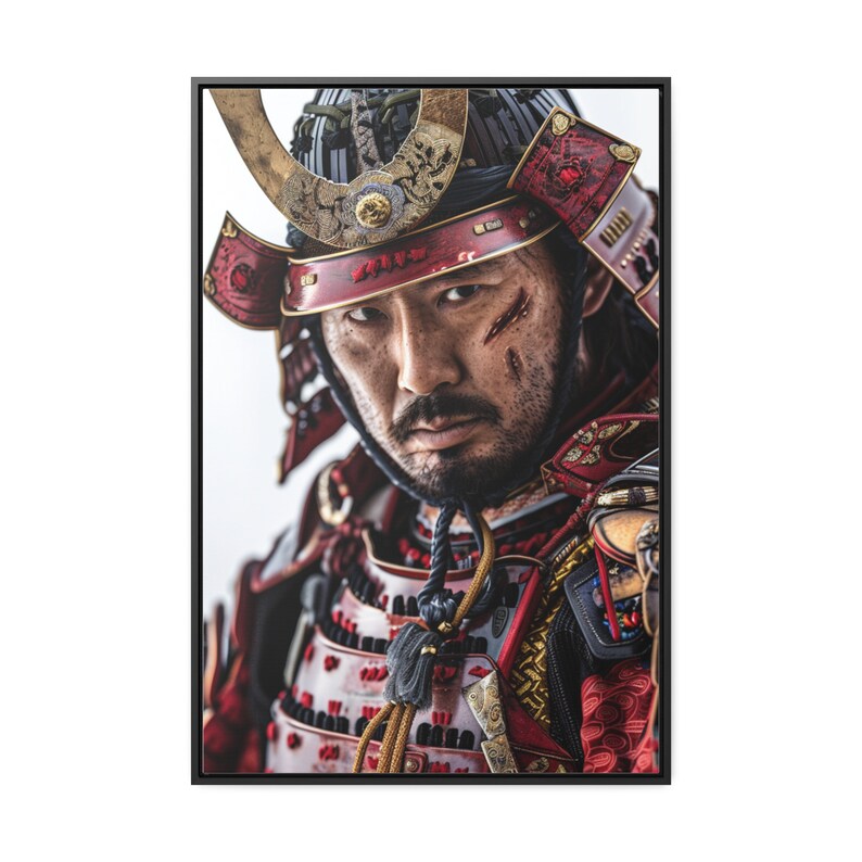 Samurai Warrior Gallery Canvas Wraps, Vertical Frame - Etsy