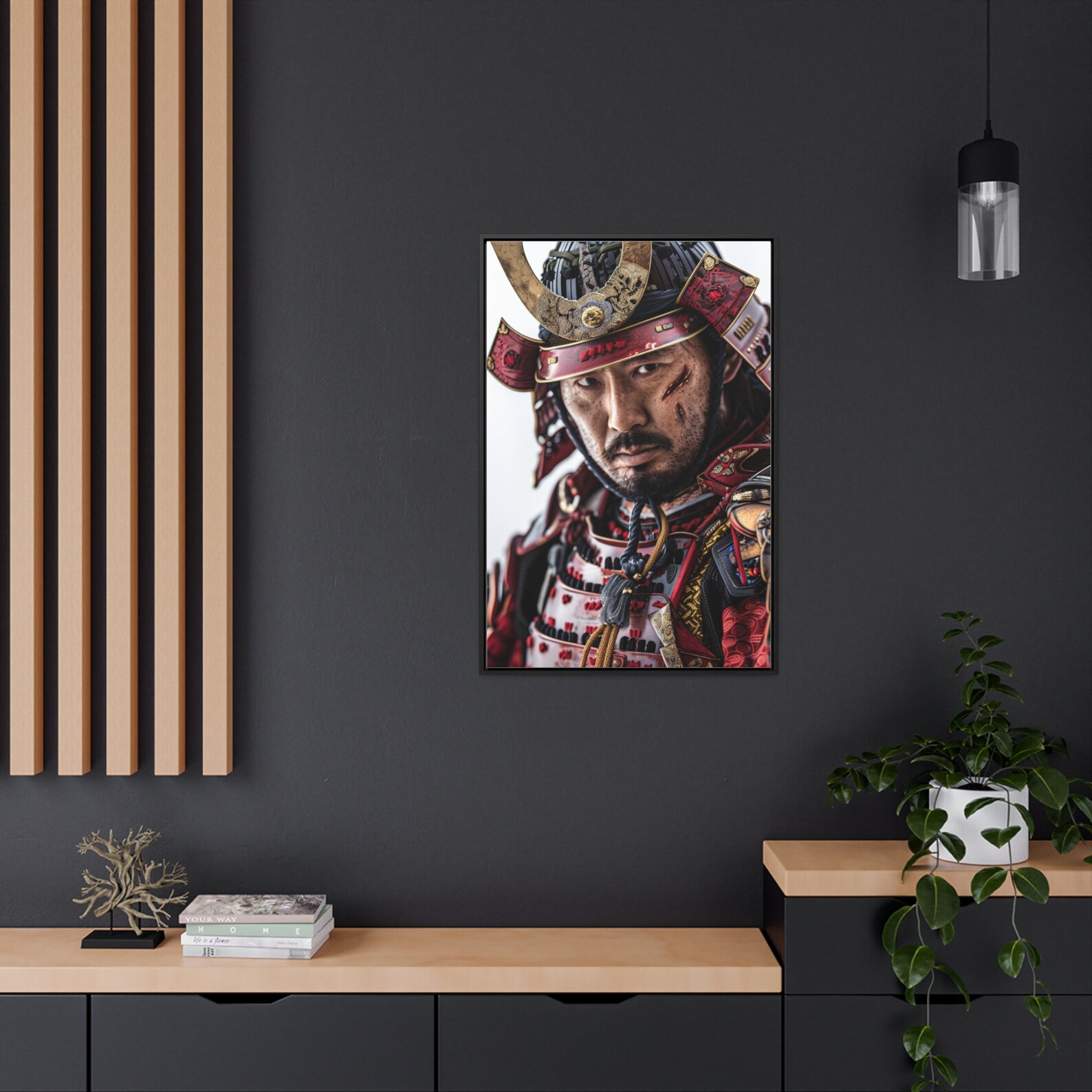 Samurai Warrior Gallery Canvas Wraps, Vertical Frame - Etsy