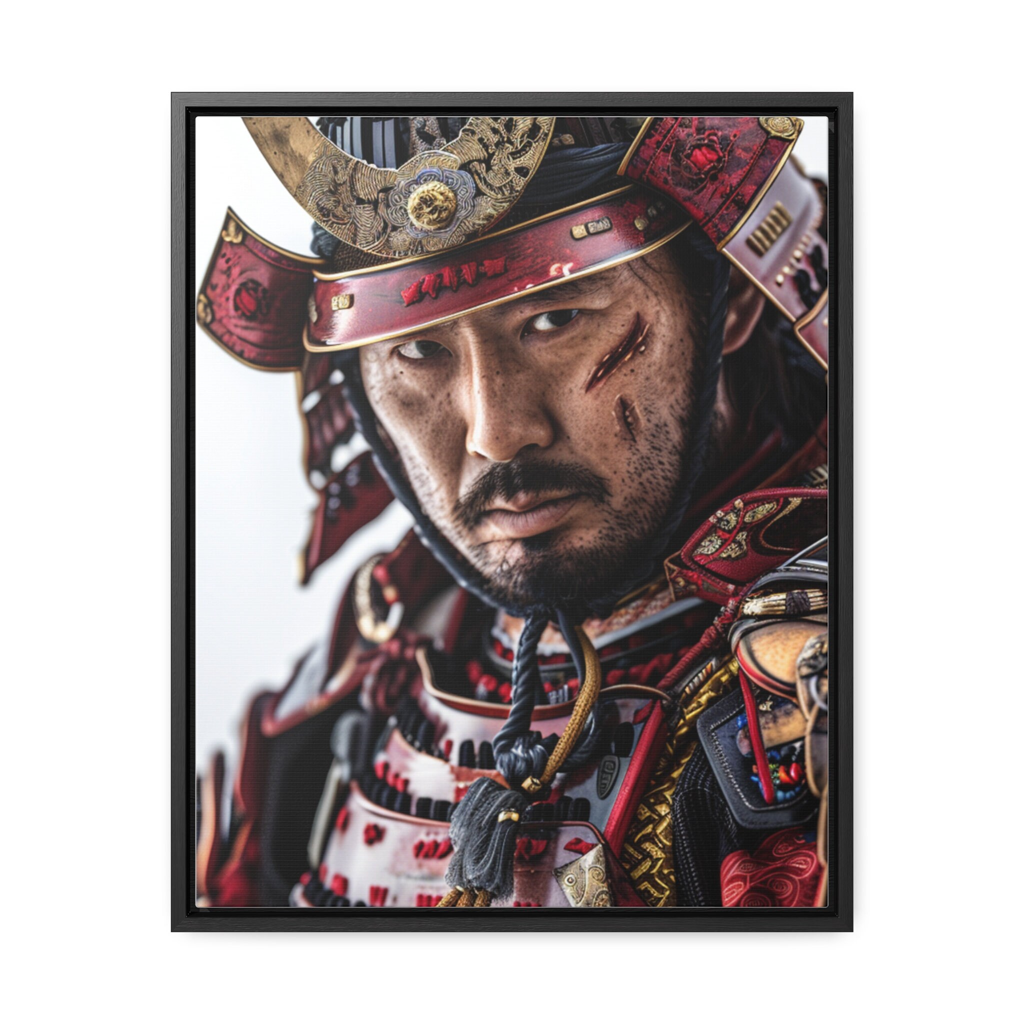 Samurai Warrior Gallery Canvas Wraps, Vertical Frame - Etsy